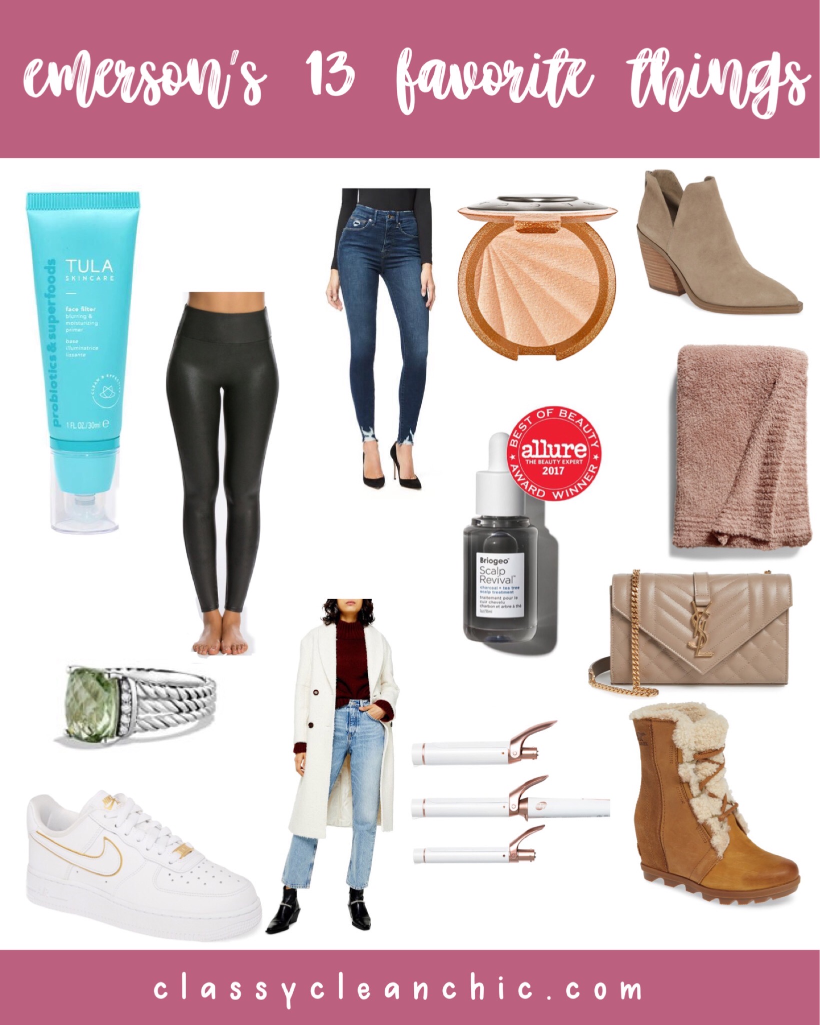 13 Favorite Things – Classy clean chic